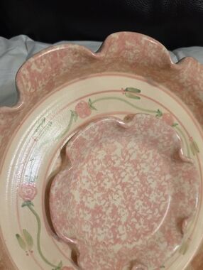 Dining | Marshall Pottery East Texas Stoneware Fluted Serving Chip Dip ...